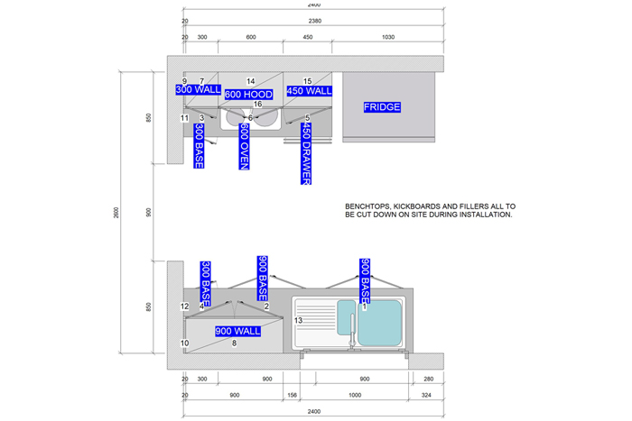 Budget kitchen renovation | Basic package design options
