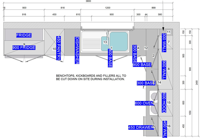 Budget kitchen renovation | Standard design options